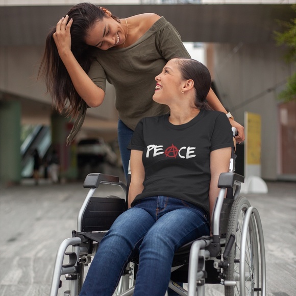 T-Shirt Addicts | Tops | Peace Anarchy Tshirt | Poshmark